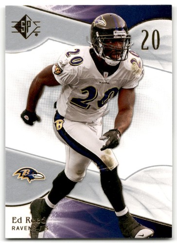2009 Upper Deck SP Football Card Ed Reed #94 Baltimore Ravens | eBay