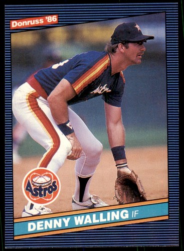 1986 Donruss Denny Walling A Baseball Cards #136 | eBay