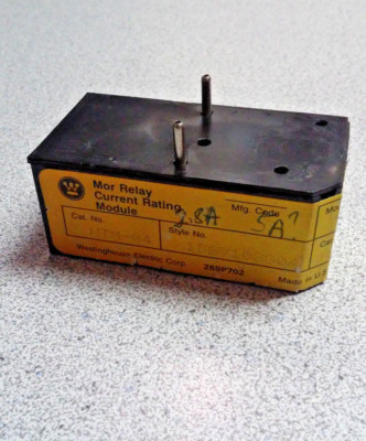 WESTINGHOUSE HTM-04 STYLE1D89108G04 MOR RELAY CURRENT RATING MODULE WOW ...