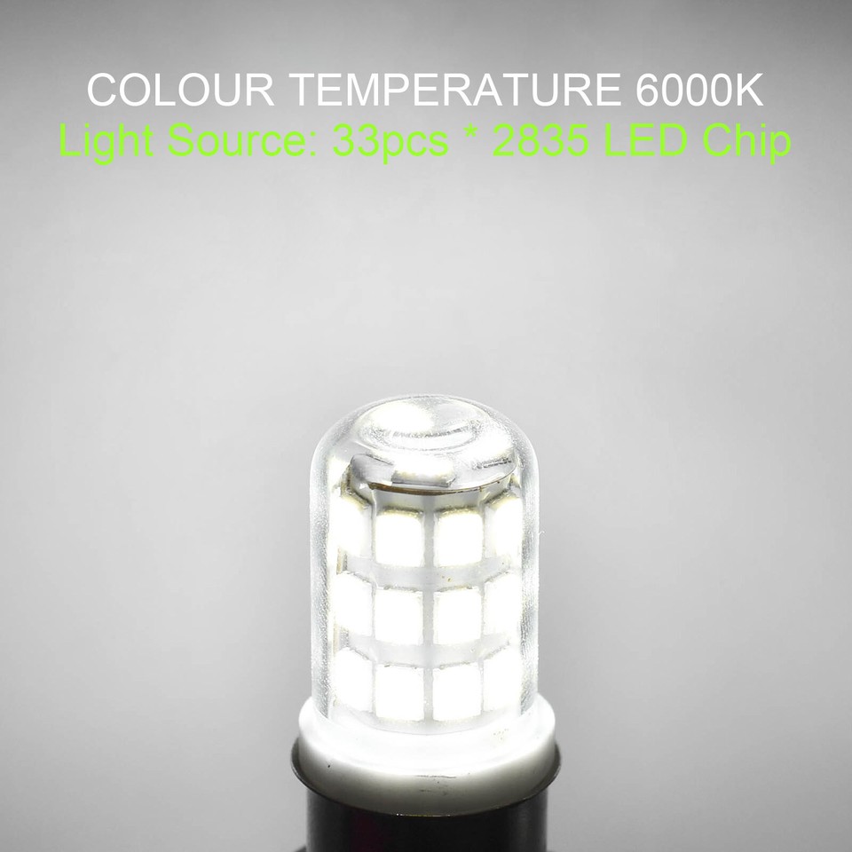 5pcs Ba15d LED Bulb 3W 33-2835 Light 110V Fit Vacuum cleaner/sewing ...