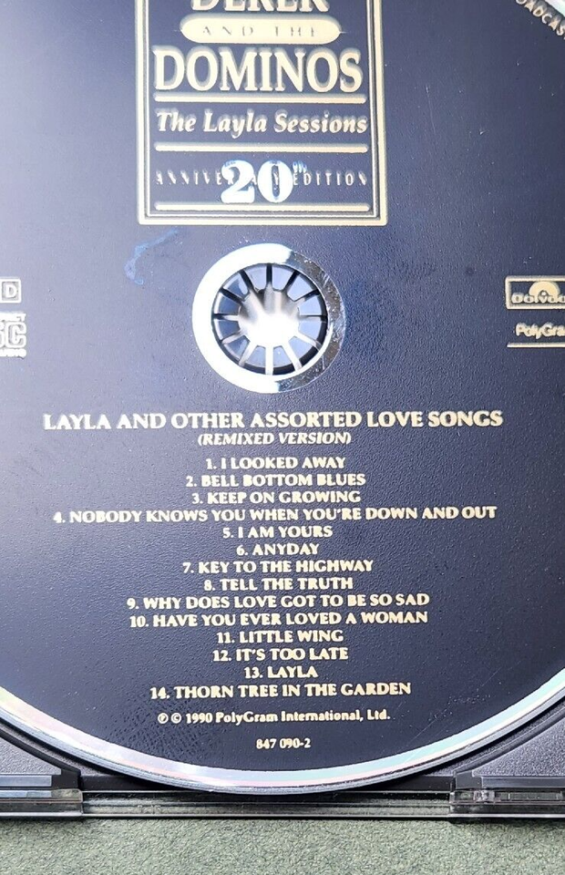 DEREK AND THE DOMINOS THE LAYLA SESSIONS CD Duane Allman Eric Clapton ...
