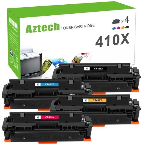 4PK CF410X Toner Compatible With HP 410X LaserJet Pro MFP M477fdw ...
