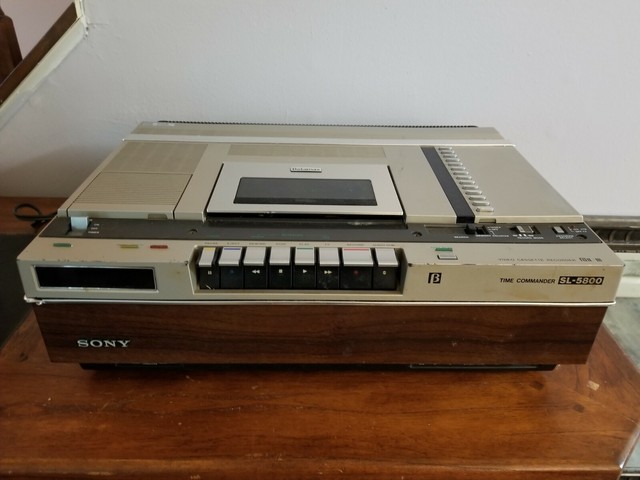 Sony Sl-5800 Betamax Commander Video Cassette Tape Recorder for sale ...