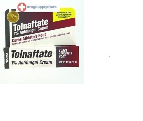 Tolnaftate Antifungal Athletes Foot Cream 1% 0.5 oz | eBay