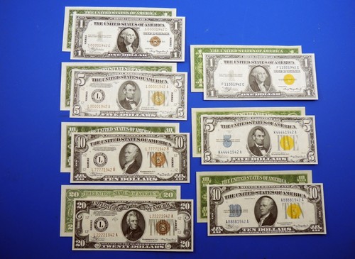 WWII Reproduction Currency Set WW2 US Paper Money Copy | eBay