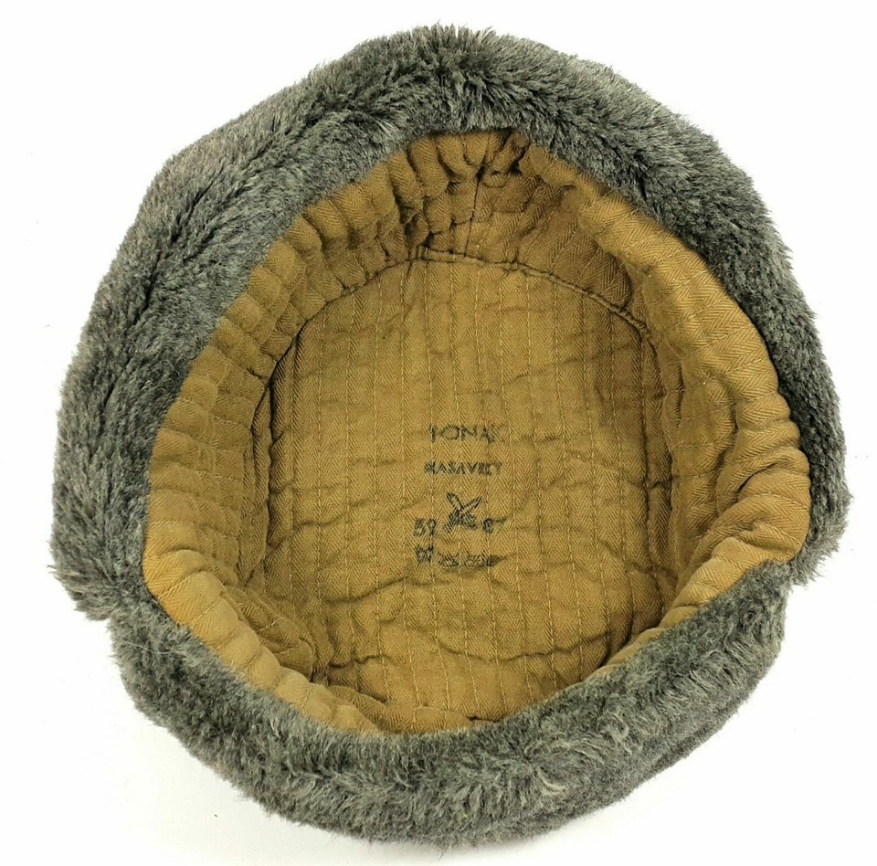 Orginal Military Winter Hat Ushanka Czech Army Surplus Cold War Cap ...
