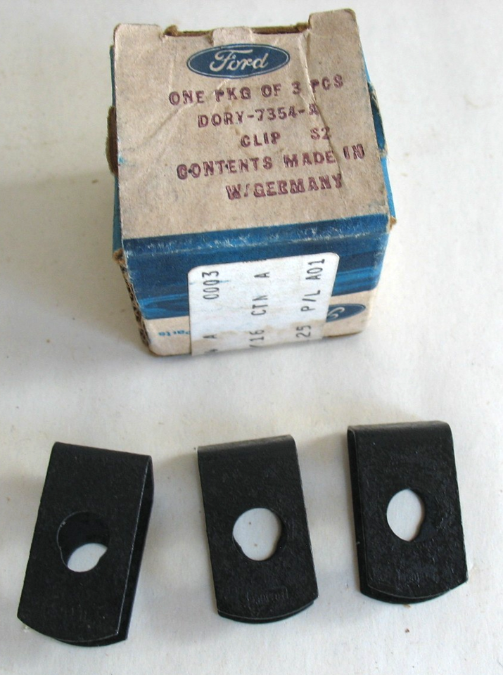 New NOS Ford 1970 Transmission Shift Rod Clips Qty. 3 DORY - 7354 - A ...