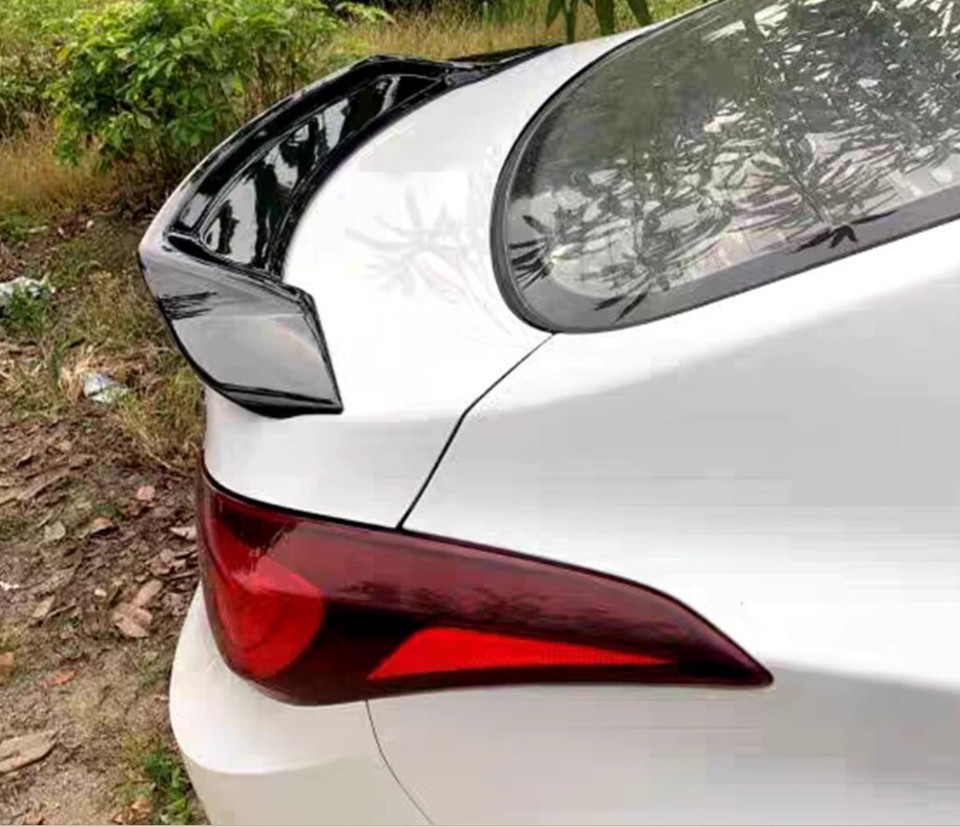 For 2017 2018 Hyundai Elantra Sedan 4DR Rear Black Spoiler Wing | eBay