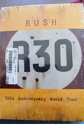 R30 Rush - 30th Anniversary World Tour (DVD, 2005) Anthem New Unopened ...