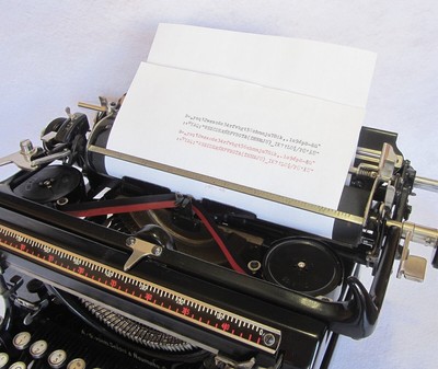 Typewriters - Cast Iron Typewriter