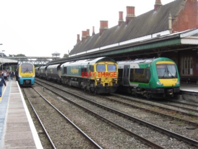 PHOTO CLASS 66 66518 AT HEREFORD 28/08/14 WORKING 6M64 PORTBURY COAL ...