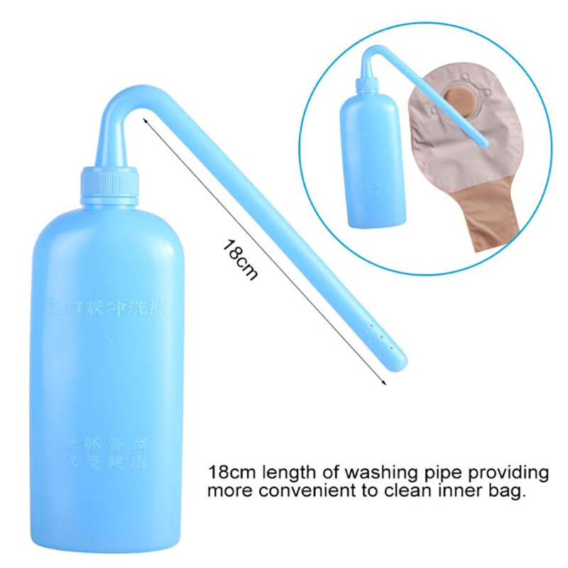 300ml Feminine Hygiene Cleaning Colostomy Bag Plastic Wash Bottle ...