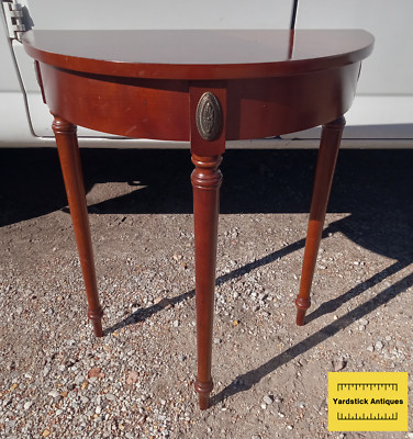 Mahogany Half Moon Entry Table (T815) | eBay