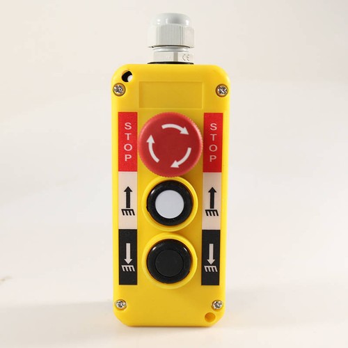 Up And Down Push Button Switch Pendant Control For Hoist Crane W ...