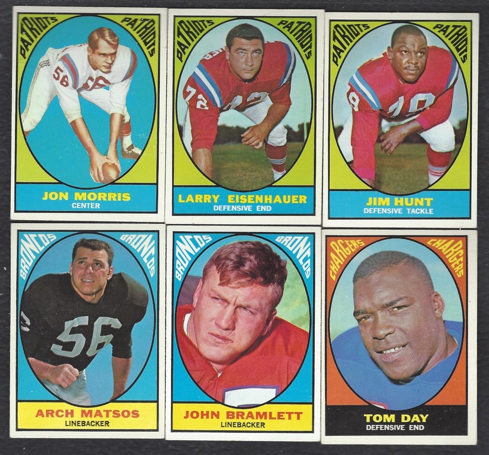1967 Topps Football Cards U Pick $3,00 PER CARD NM SEE POSTAGE | eBay