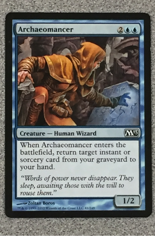 MTG - ARCHAEOMANCER 1X- MAGIC 2013 - COMMON - CREATURE - NM - MTG | eBay