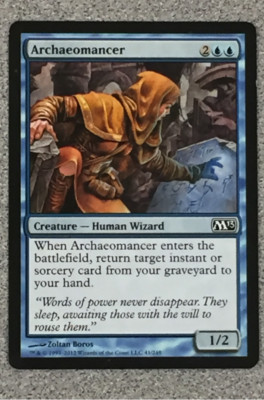 MTG - ARCHAEOMANCER 1X- MAGIC 2013 - COMMON - CREATURE - NM - MTG | eBay