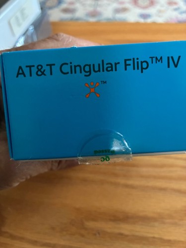 AT & T Cingular Flip IV Phone New U102AA prepaid device unlock hearing ...