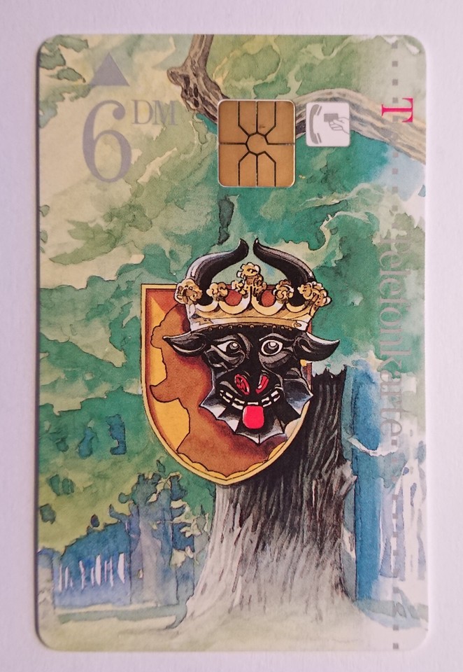 Phone card Collectible card 6 DM Telekom 1000 years Mecklenburg | eBay