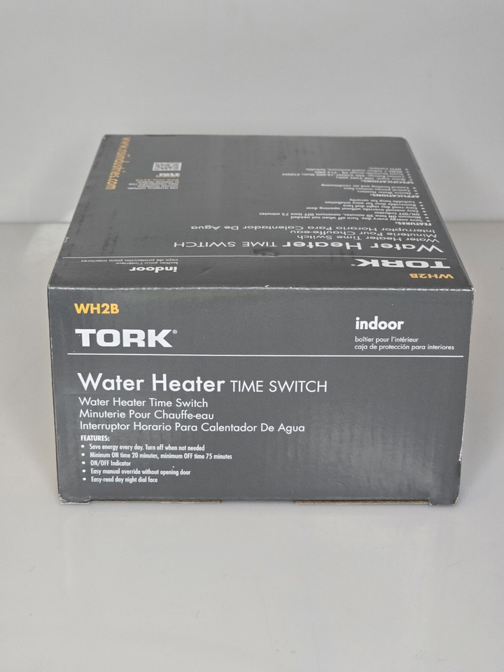 NEW Tork NSI WH2B Mechanical Water Heater Time Switch, 24-Hour, 208 ...