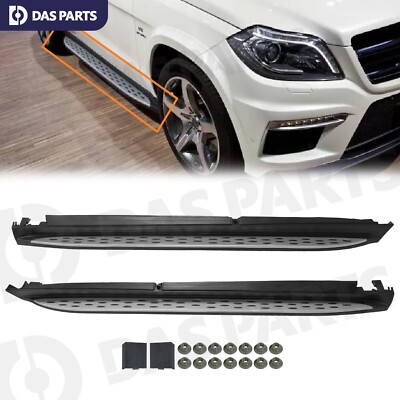 For 2013-2019 Mercedes-Benz GL450 GLS X166 Running Boards Side Step Bar ...