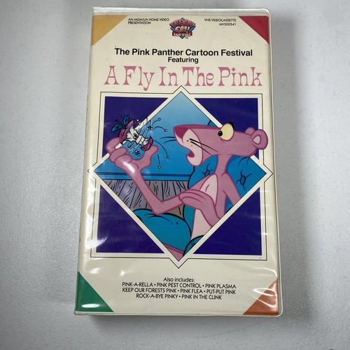 Pink Panther Cartoon Festival A Fly In The Pink VHS Clamshell MGM 1986 ...