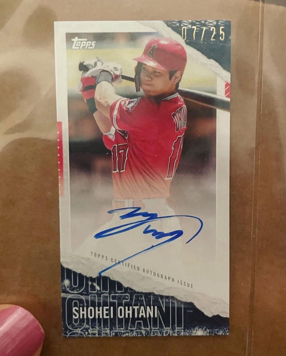 Shohei Ohtani 2020 Topps RIP Mini On-Card Auto #/25 SP Angels | eBay