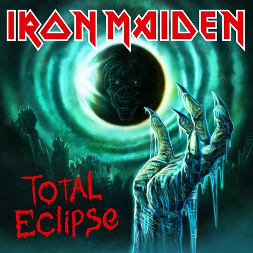 IRON MAIDEN Total Eclipse BANNER 3x3 Ft Fabric Poster Tapestry Flag ...
