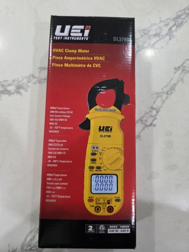 UEi DL379B Digital HVAC Clamp Meter - Yellow (DL379B) for sale online ...