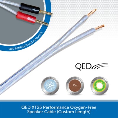 QED XT25 Performance Speaker Cable Oxygen Free OFC Unterminated PER ...