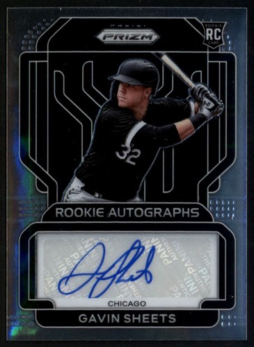 2022 Panini Prizm Rookie Autographs Gavin Sheets Auto Chicago White Sox ...