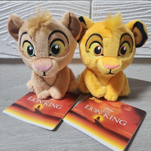 Disney Lion King Simba & Nala Plush doll Mascot Set of 2 SEGA 10cm 2024 ...