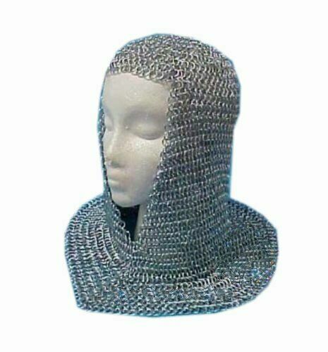 Aluminum Chain Mail Medieval Hood Armor Costume Helmet Chain Mail | eBay