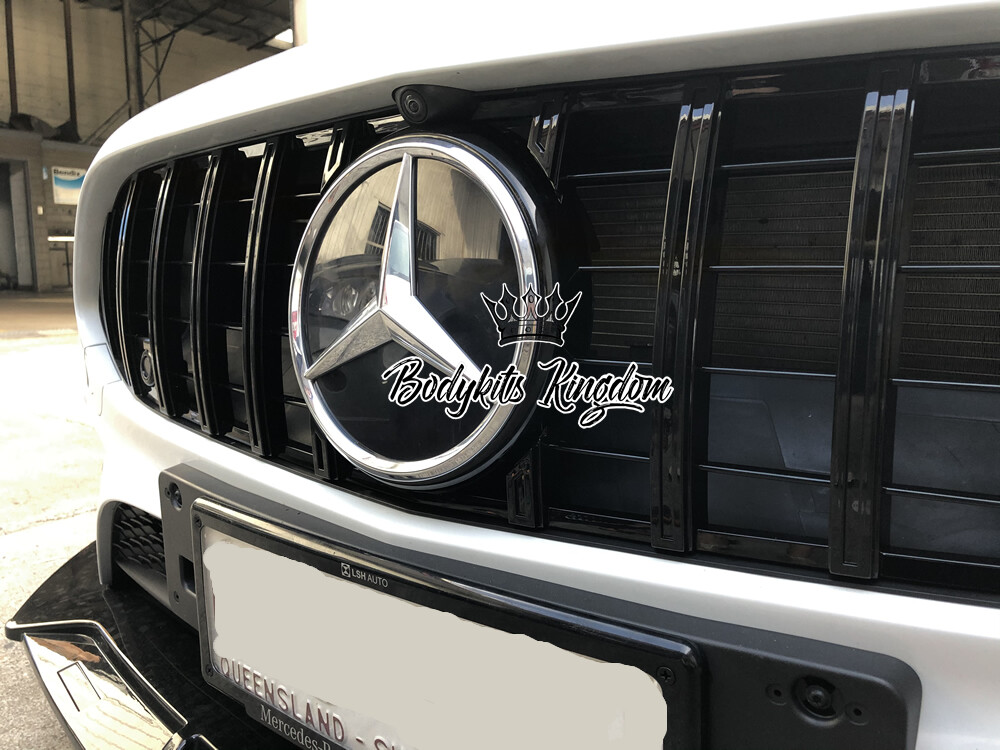 W177 a class GT panamericana grill gloss black chrome a35 a45 spoiler ...