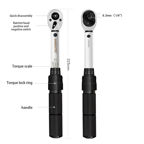 1/4 preset torque wrench set socket drill bit combination 35 in 1 | eBay