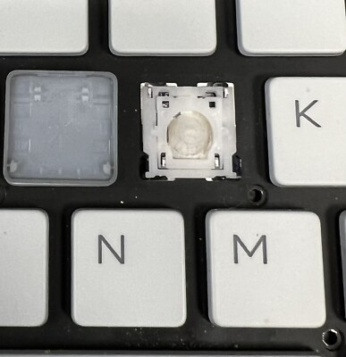 Dell Alienware M17 R2 WHITE BACKLIT LAPTOP SINGLE KEYBOARD KEYS KEYCAPS ...