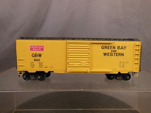 HO SCALE GBW 940 GREEN BAY & WESTERN 40' BOX CAR | eBay