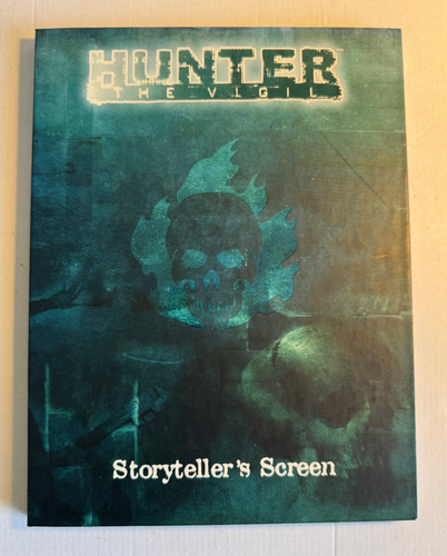 Hunter The Vigil Storyteller’s Screen Hardcover Very Good White Wolf ...