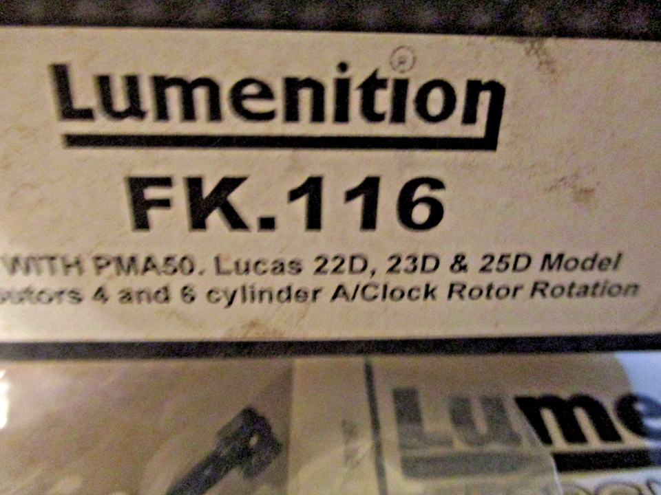 Lumenition Lucas 22D 23D 25D Distributor Fitting Kit MG Triumph Jaguar ...