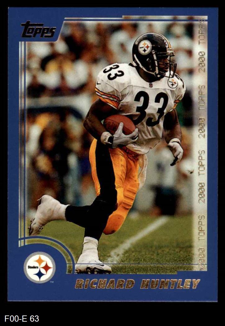 2000 Topps #63 Richard Huntley Steelers Winston-Salem 8 - NM/MT | eBay
