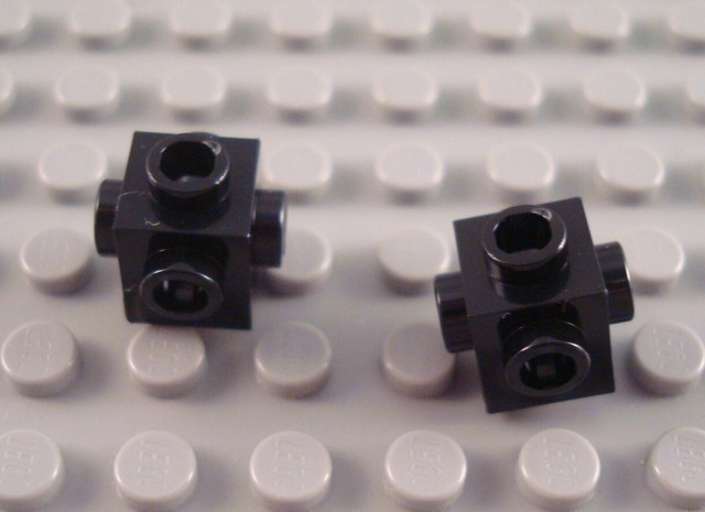 New LEGO Lot of 2 Black 1x1 Bricks with Side Studs | eBay