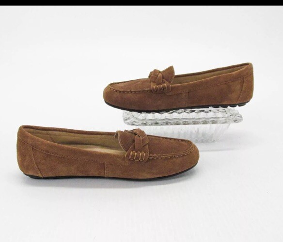 Vionic Montara Women's Size 12M Brown Suede Moccasin Flats Loafer Shoes ...