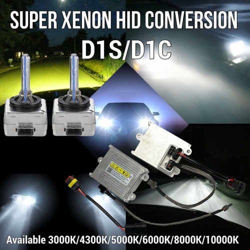 D1S XENON HID HEADLIGHT CONVERSION KIT 45w Ballast 6000K 8000K 10K 35w ...