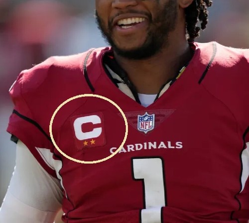 2022 SEASON ARIZONA CARDINALS Kyle Murray QB CAPTAINS' 2-⭐⭐STAR Iron-on ...