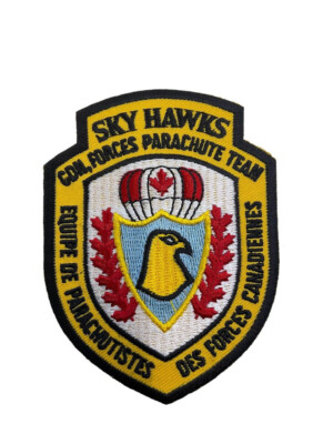 Canadian Forces Sky Hawks Parachute Team Yellow Colour Patch | eBay