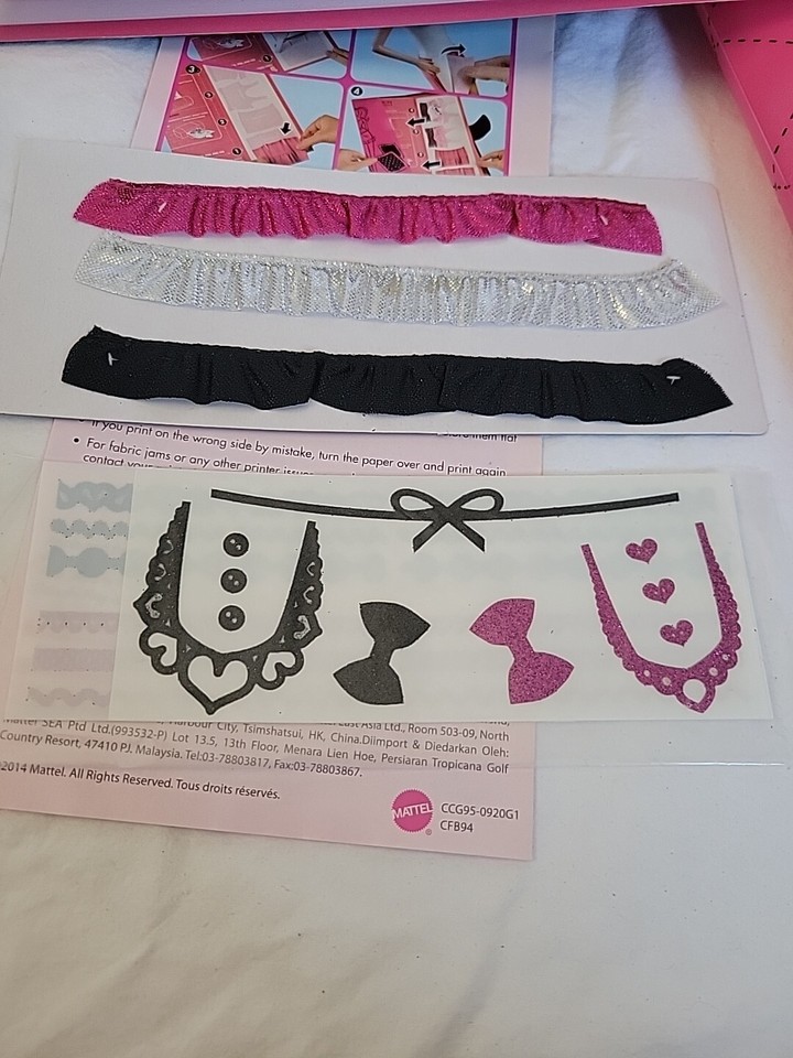 barbie doll sewing kit set Fashion Design Sheets Printable | eBay