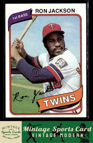 1980 Topps - Ron Jackson - #18 Minnesota Twins | eBay