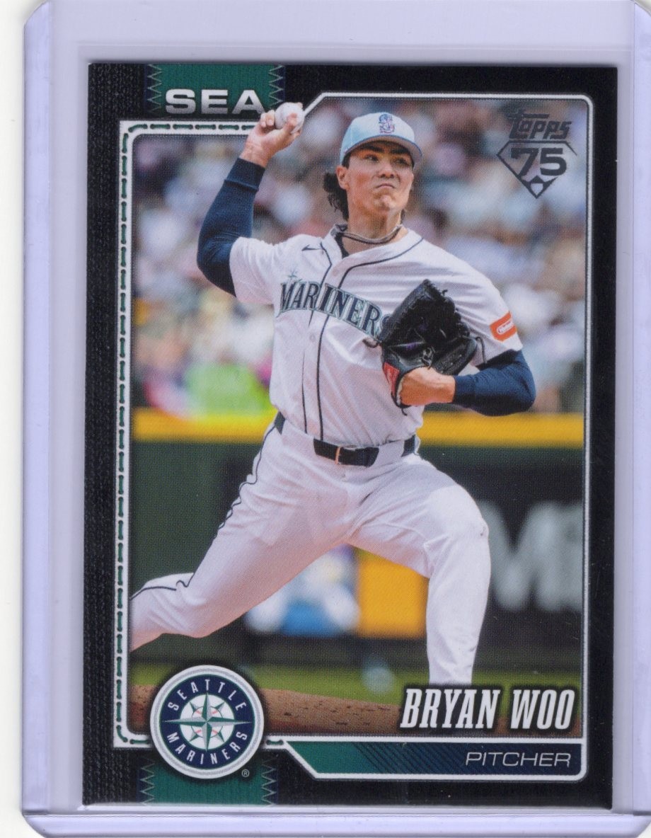 2026 Topps Series 1 - Bryan Woo Black Parallel 31/75 #62 | eBay