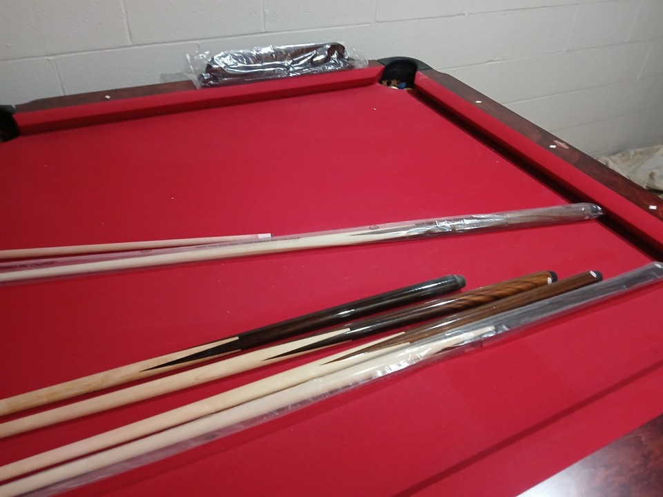 DIAMOND DH580 T MAPLE POOL TABLE BILLIARD TABLE WITH EXTRAS 45x90 | eBay
