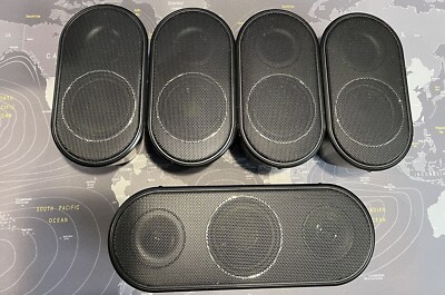 Samsung Speakers Set Black PS-CX50 and PS-FX50 for HT-X50 Home Theater ...